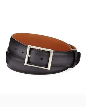 BERLUTI Classic Calf Leather Belt