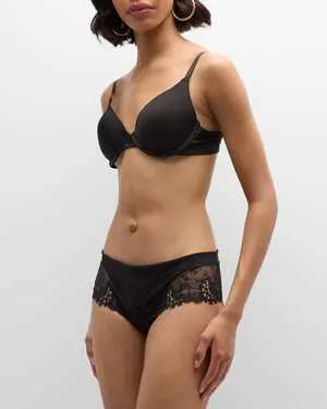 Simone Perele Wish Lace Boyshorts Gray