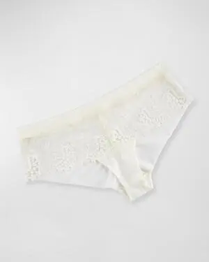 Simone Perele Wish Lace Boyshorts - Ivory