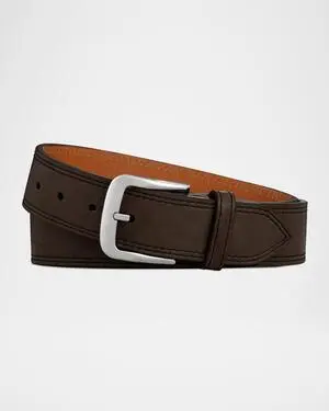 Shinola Shinola Essex Leather Belt Deep Brown