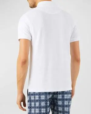 Vilebrequin Apos;s Solid Terry Polo Shirt - White