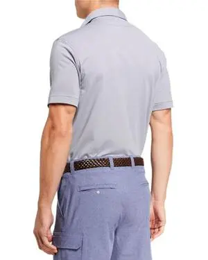 Peter Millar Apos;s Jubilee Stripe Stretch-jersey Polo Shirt - Iron