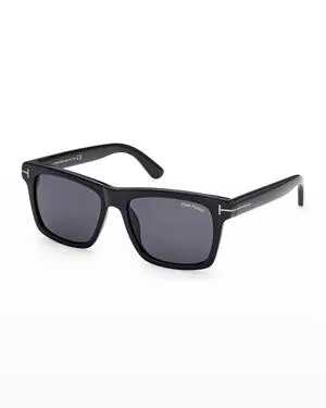 TOM FORD TOM FORD Buckley-02 Square Sunglasses 01a Black/grey