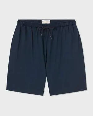 Derek Rose Micromodal Lounge Shorts Navy