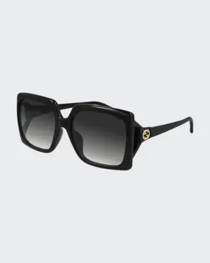 Gucci Gucci Oversized Square Sunglasses 001 Black