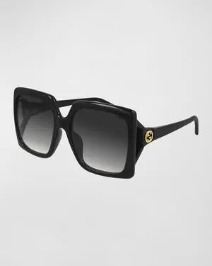 Gucci Oversized Square Sunglasses - Black