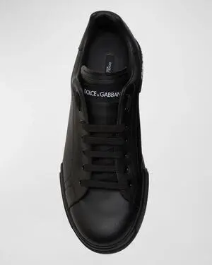 Dolce & Gabbana Portofino Low-top Sneakers - Black