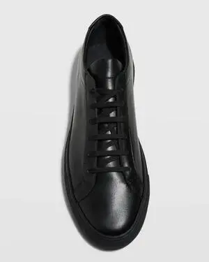 COMMON PROJECTS Achilles Leather Low-top Sneakers - Black
