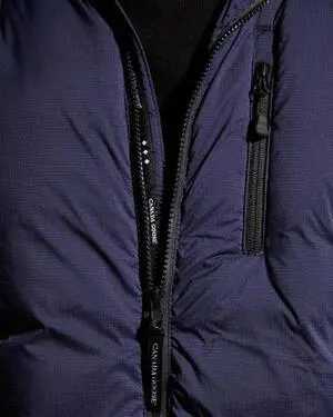 Canada Goose Lodge Zip-front Puffer Coat - Dark Blue