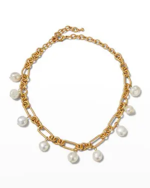 Cult Gaia Anna Freshwater Pearl Necklace - Pearl