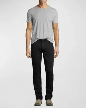 Paige Lennox Slim-fit Jeans - Black Shadow