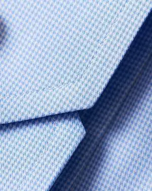 Eton Apos;s Slim-fit Micro Houndstooth Dress Shirt - Light Blue