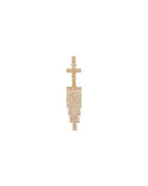 Retrofete Retrofete Rhinestone Alphabet Dangle Earring - I