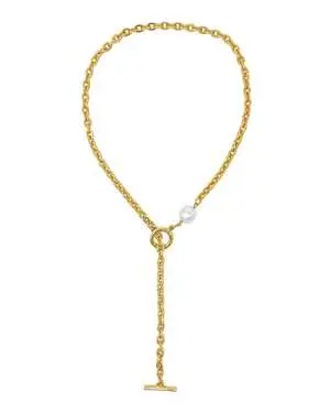 BEN-AMUN Ben-Amun Chain Necklace With Pearl - Gold