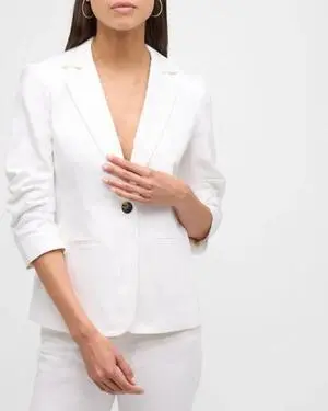 Cinq À Sept Khloe Denim Blazer