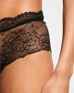 Lise Charmel Sublime En Dentelle Boyshorts - Black