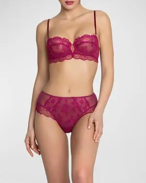 Lise Charmel Sublime En Dentelle Boyshorts Fuchsia