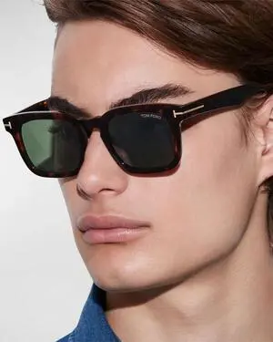 TOM FORD Dax Tortoiseshell Sunglasses - One-color
