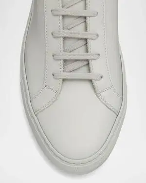 COMMON PROJECTS Achilles Leather Low-top Sneakers - Gray