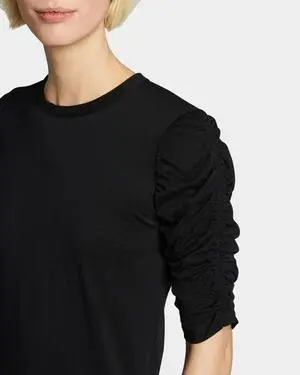 Veronica Beard Waldorf Tee - Black