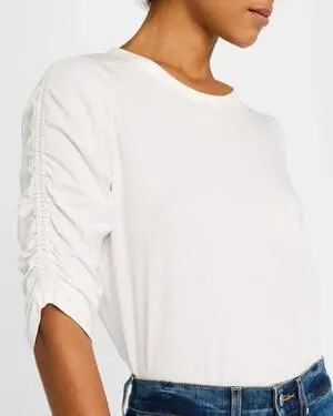 Veronica Beard Waldorf Tee - White