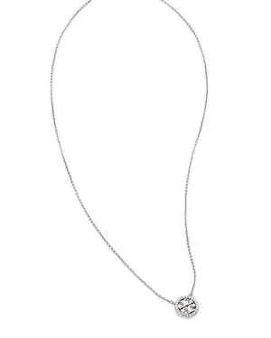 Tory Burch Icon Pavé Pendant Necklace One-color