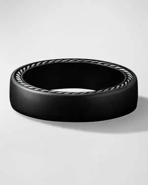 David Yurman David Yurman Streamline Band Ring - Black