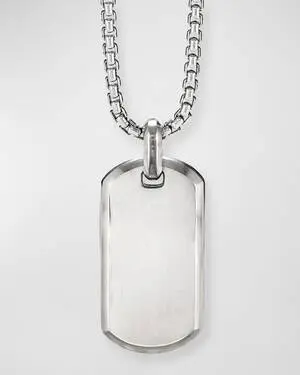David Yurman David Yurman Streamline Tag Pendant - Silver
