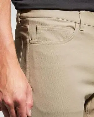 Theory Raffi Neoteric Twill Pants - Bark