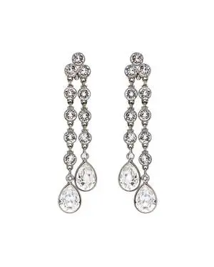 BEN-AMUN Ben-Amun Crystal Dangle Clip-On Earrings