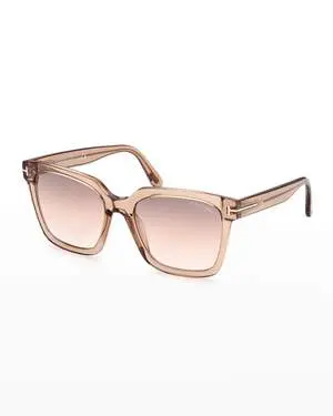 TOM FORD TOM FORD Selby Square Sunglasses 45g Brown