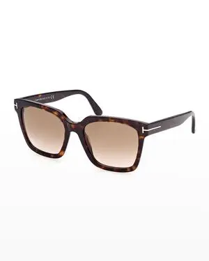 TOM FORD TOM FORD Selby Square Sunglasses 52f Brown