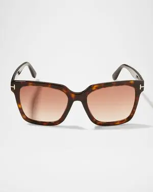 TOM FORD Selby Square Sunglasses - Brown