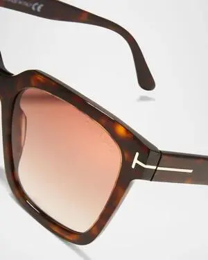 TOM FORD Selby Square Sunglasses - Brown