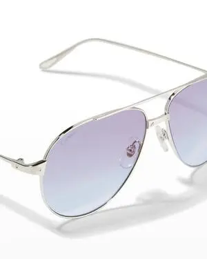 Cartier Santos Aviator Sunglasses - Blue