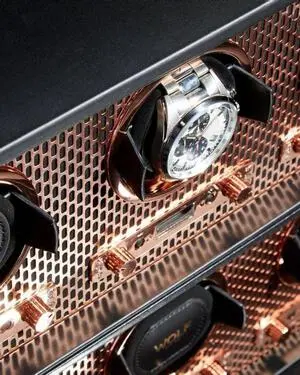 Wolf Axis 6-piece Watch Winder - Copper