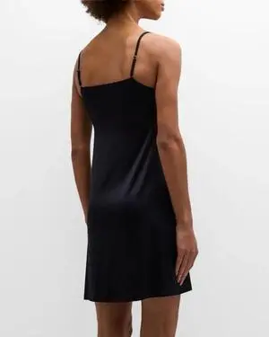 Hanro Satin Deluxe Bodydress Black