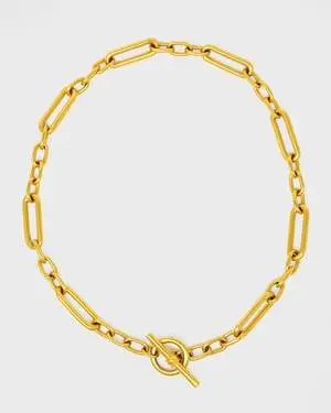 BEN-AMUN Ben-Amun Oval Link Chain Necklace - Gold