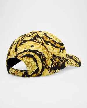 Versace Barocco Baseball Cap - Black/gold