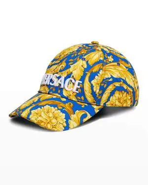 Versace Versace Barocco Baseball Cap Sapphiregold