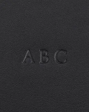 ROYCE NEW YORK Rfid Blocking Continental Wallet, Personalized - Black