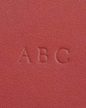 ROYCE NEW YORK Rfid Blocking Continental Wallet, Personalized - Red