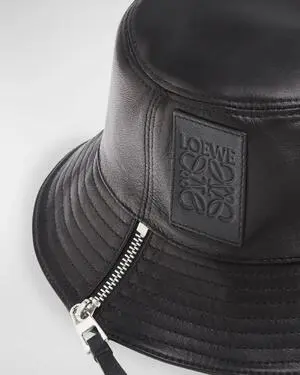 Loewe Fisherman Leather Bucket Hat