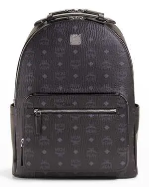 Mcm Stark 40 Visetos Backpack Black