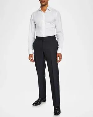 TOM FORD O'connor Master Twill Trousers - Blue