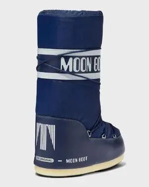 Moon Boot Nylon Lace-up Snow Boots - Blue
