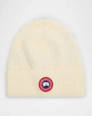Canada Goose Canada Goose Arctic Rib-Knit Beanie - Cottongrass