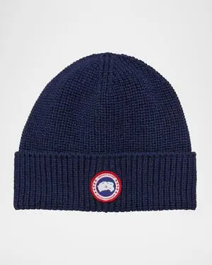 Canada Goose Arctic Rib-knit Beanie - Navy