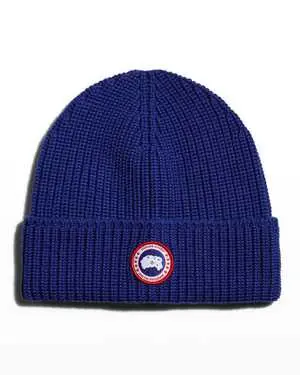 Canada Goose Canada Goose Arctic Rib-Knit Beanie Pacific Blue