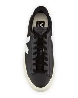 VEJA VEJA Campo Easy Two-Tone Leather Sneakers Black/white
